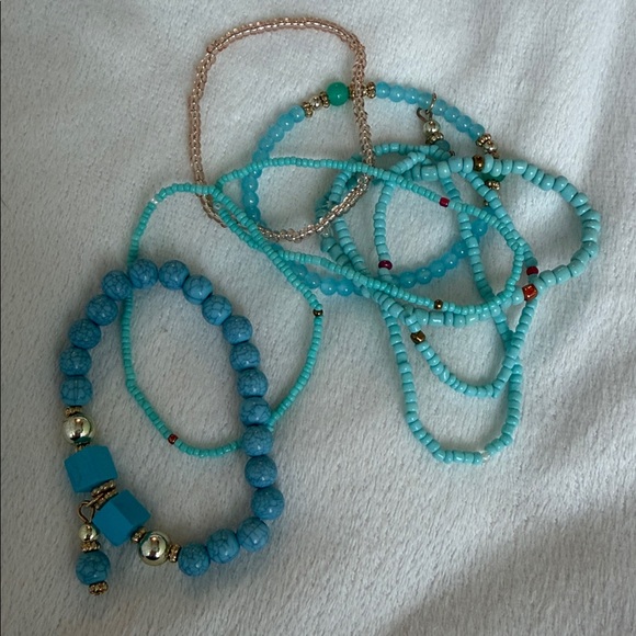 Jewelry | Arm Candy Beaded Bracelet Stack | Poshmark